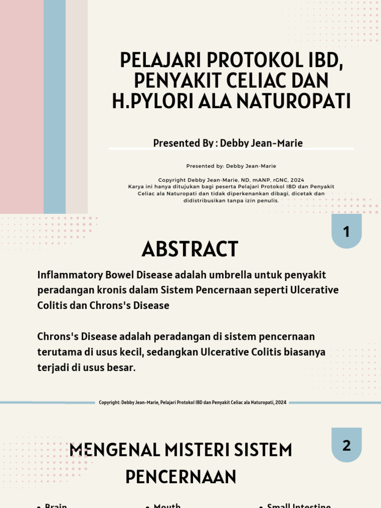 Protokol Ibd Dan Penyakit Celiac | PDF