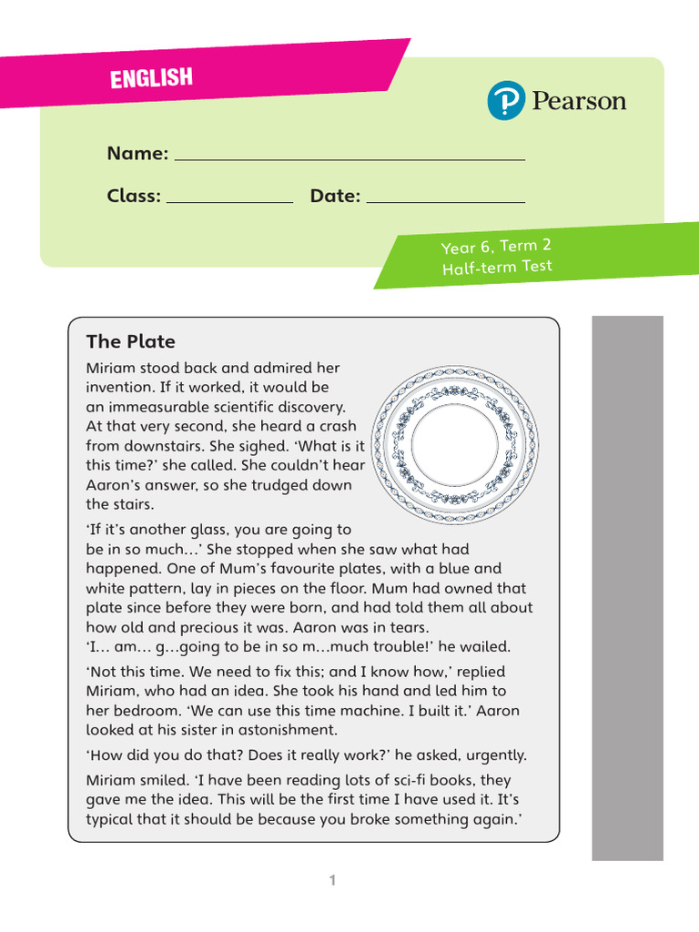 Ip PT Ip English Y6 t2ht2020 | PDF