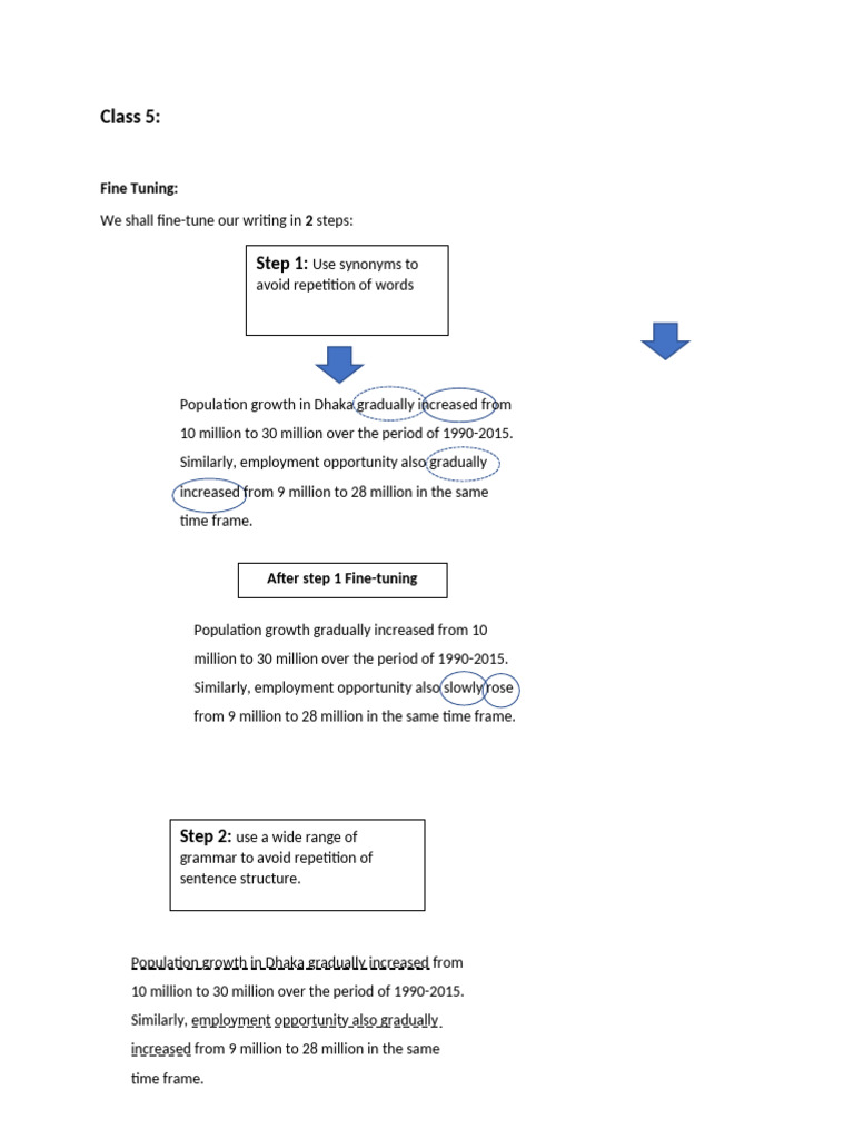 Writing Class 5 | PDF