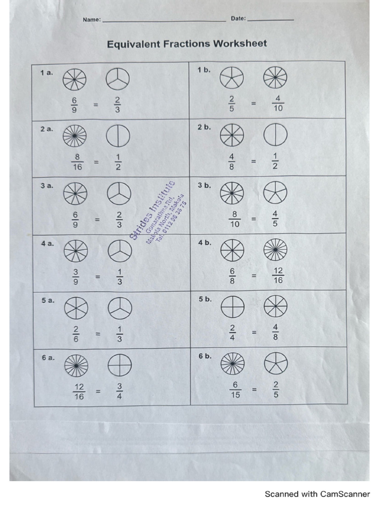 Grade 6 Fractions | PDF