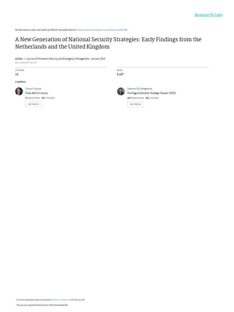 A New Generation of National Security Strategies | PDF A New Generation of National Security Strategies | PDF