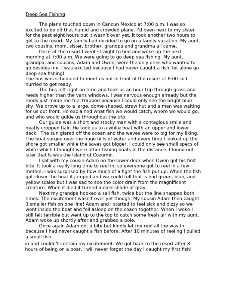 Narrative Sample | PDF