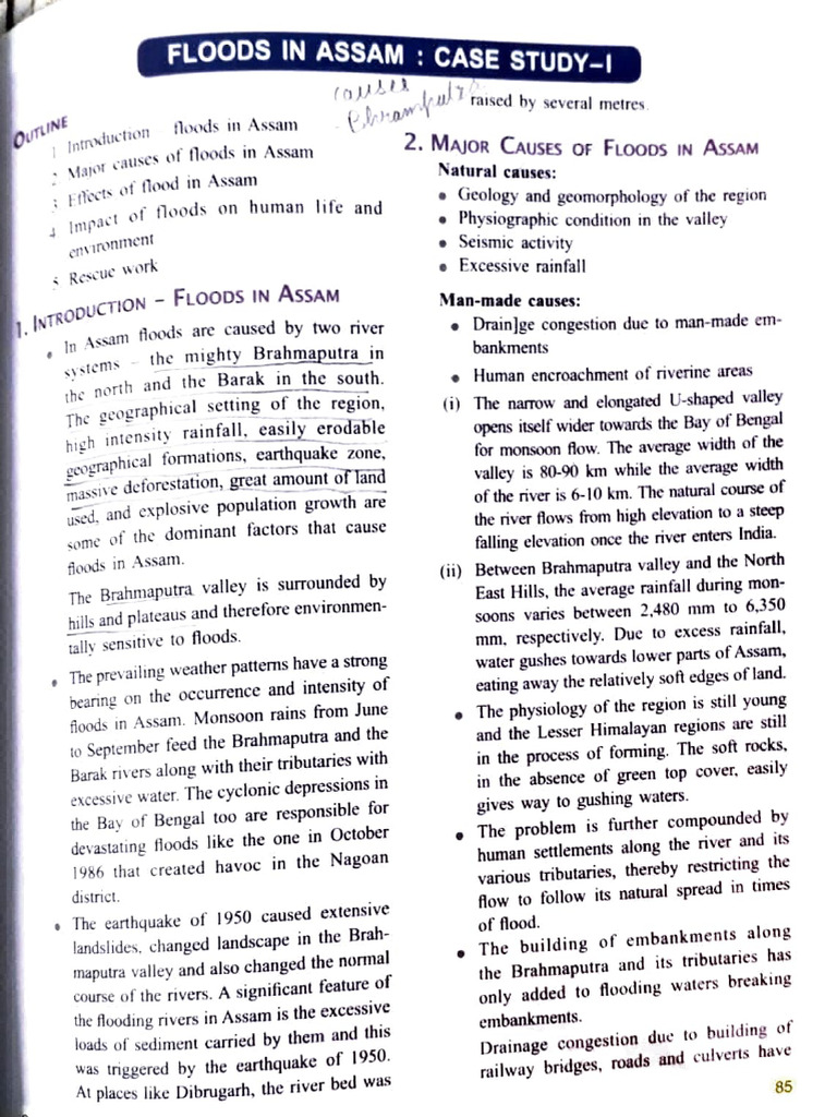 Assam Floods: Causes and Impacts | PDF