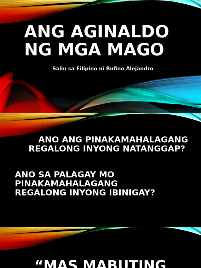 Ang Aginaldo NG Mga Mago | PDF