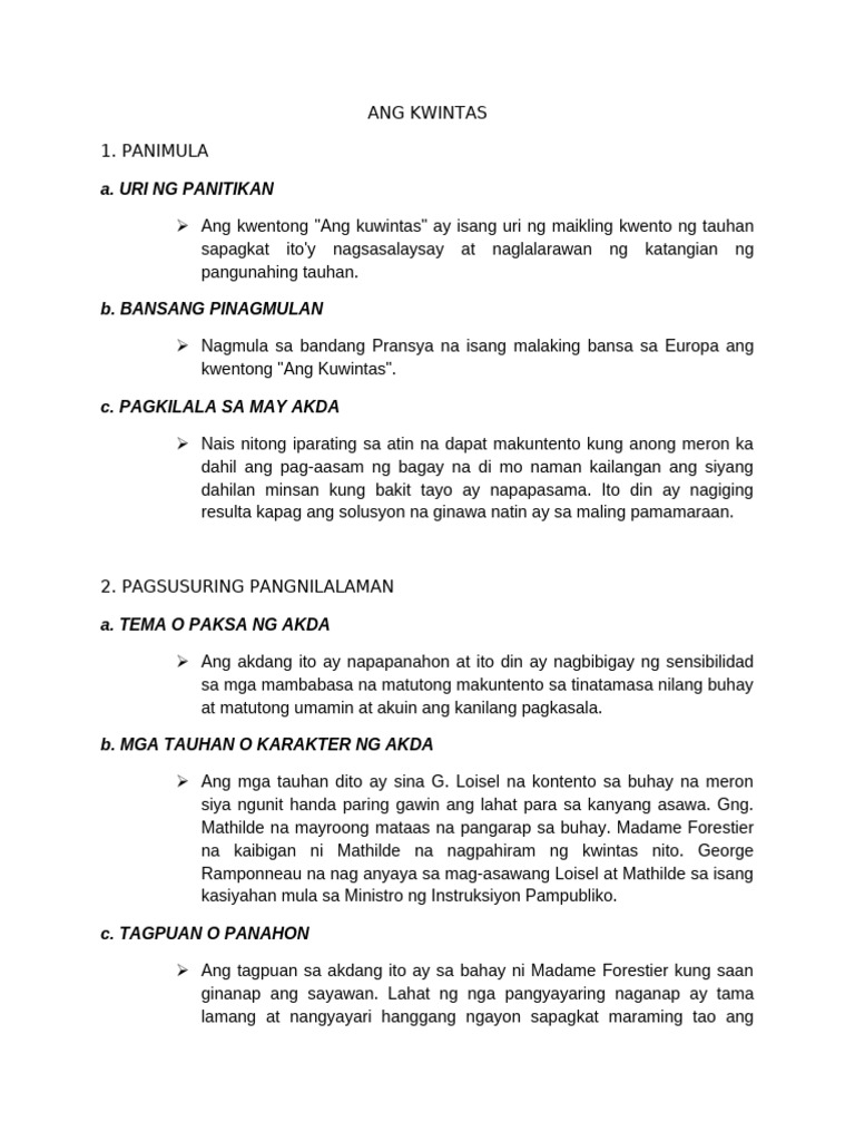 ANG-KWINTAS (1) | PDF