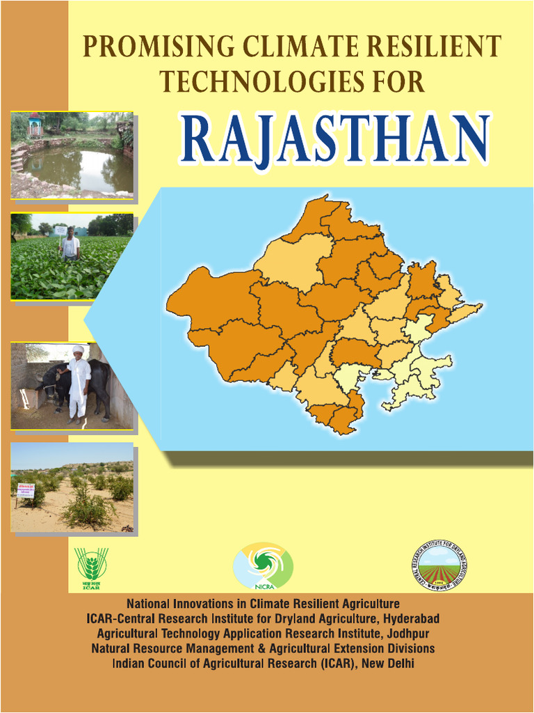 Promising Climate Resilient Technologies For Rajasatan | PDF