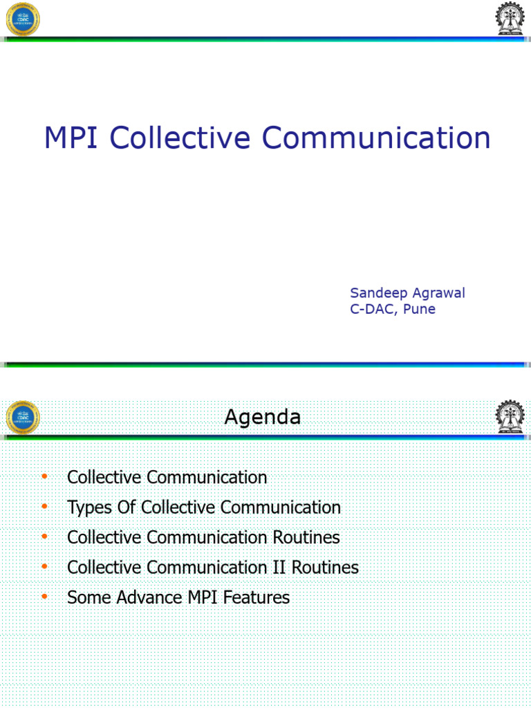 Mpi Collective Pdf