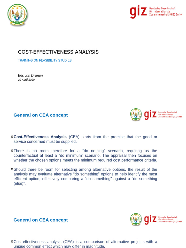 4.1t Cost-Effectiveness Analysis | PDF