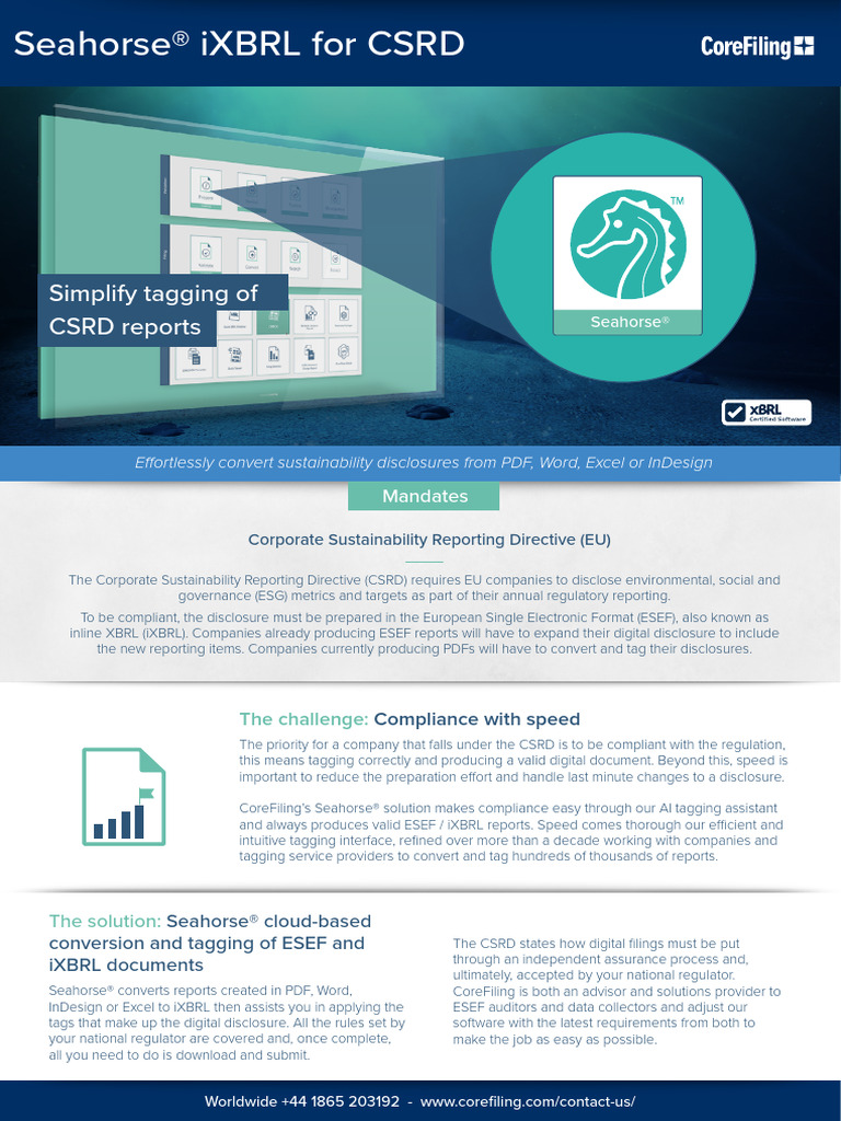 introduction-Seahorse-CSRD (1) | PDF