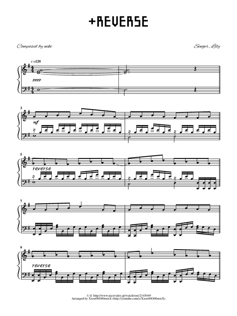 Lily Singer Reverse Composition | PDF