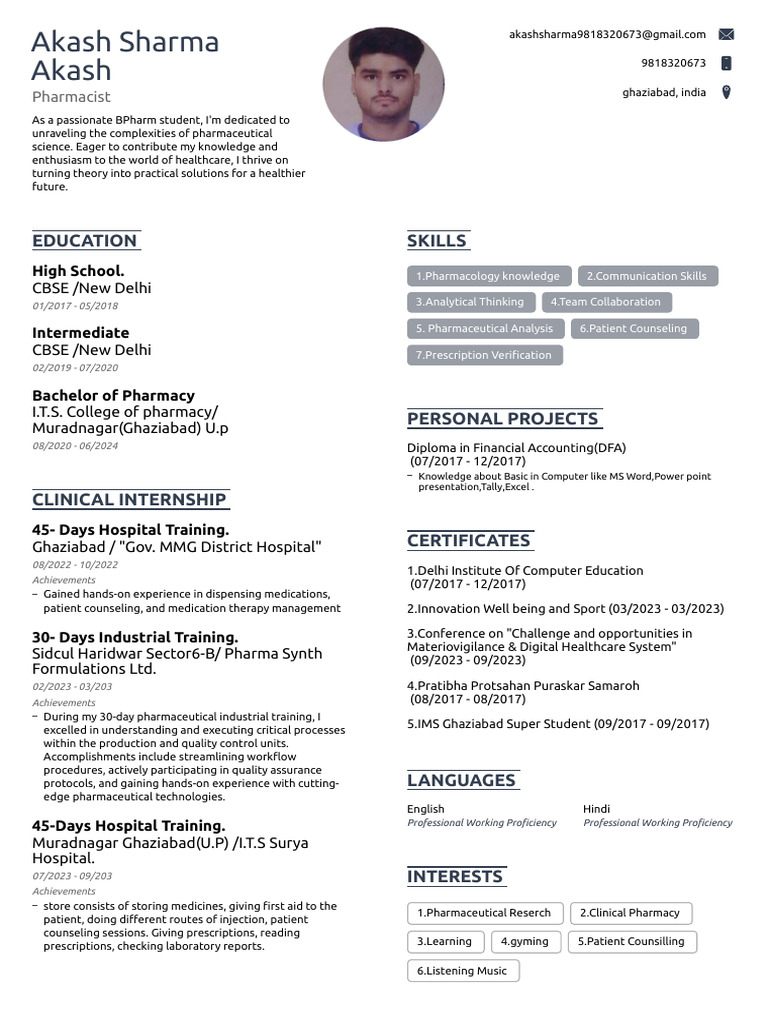 Resume Akash Sharma | PDF
