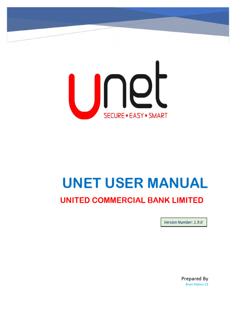 Unet User Manual Web | PDF
