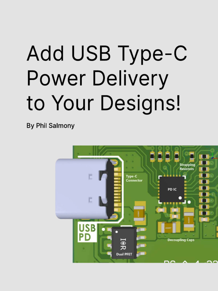 USB Type-C Power Delivery Guide | PDF | Usb | Home & Garden