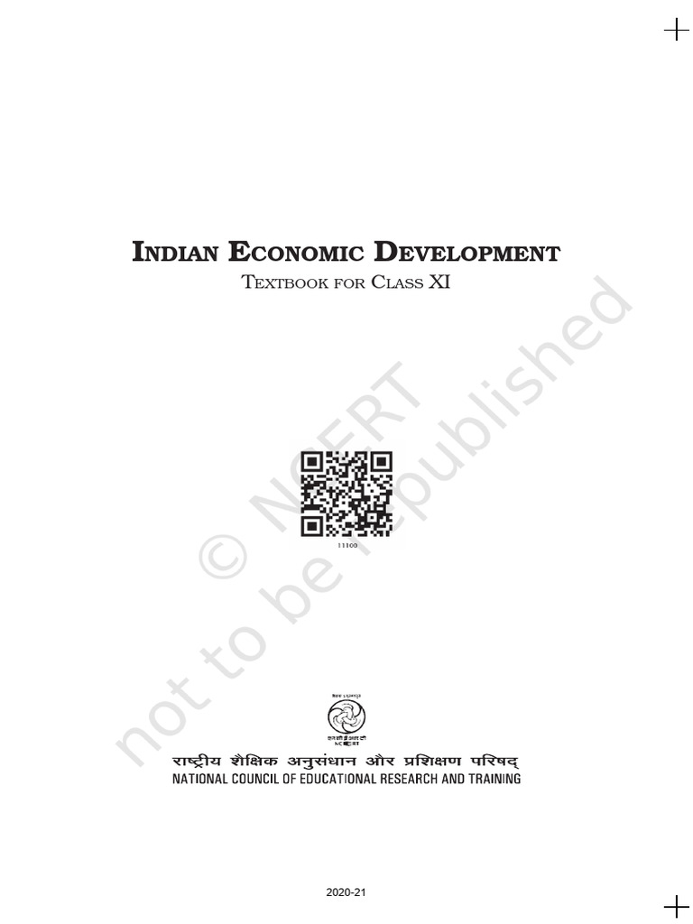 Indian Economic Development Class XI NammaKPSC | PDF