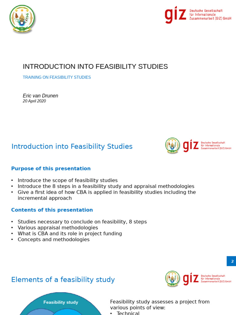 1.1T Introduction Into Feasibility Studies | PDF