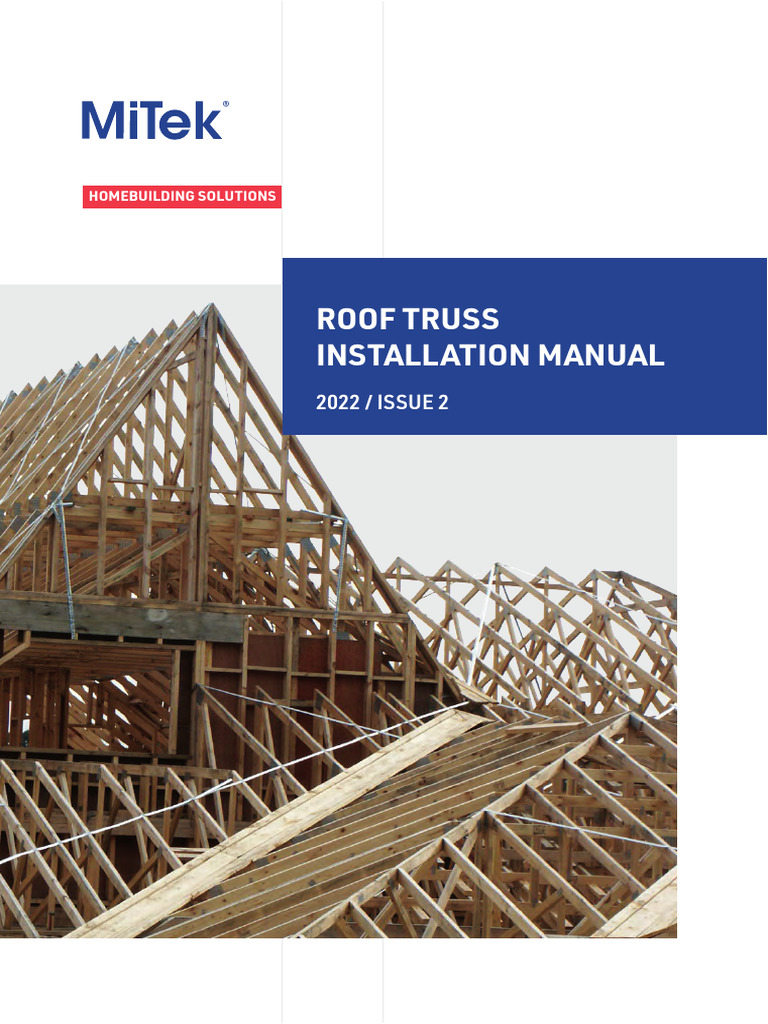Roof Truss Installation Manual22 - Issue2 - Web | PDF
