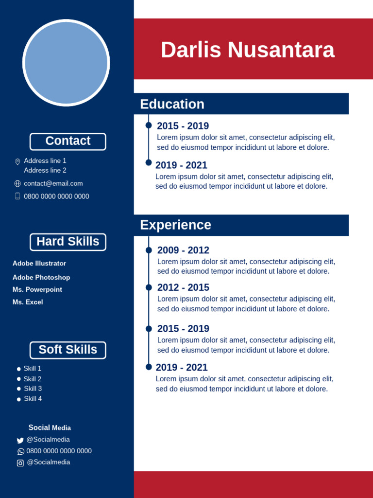 Template Curriculum Vitae 2-1629357629 | PDF