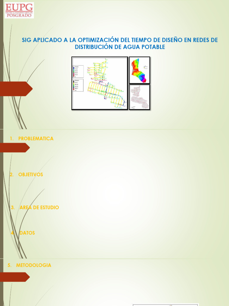 Foro 01 - SIG Aplicado A La Optimización Del Tiempo de Diseño en Redes ...