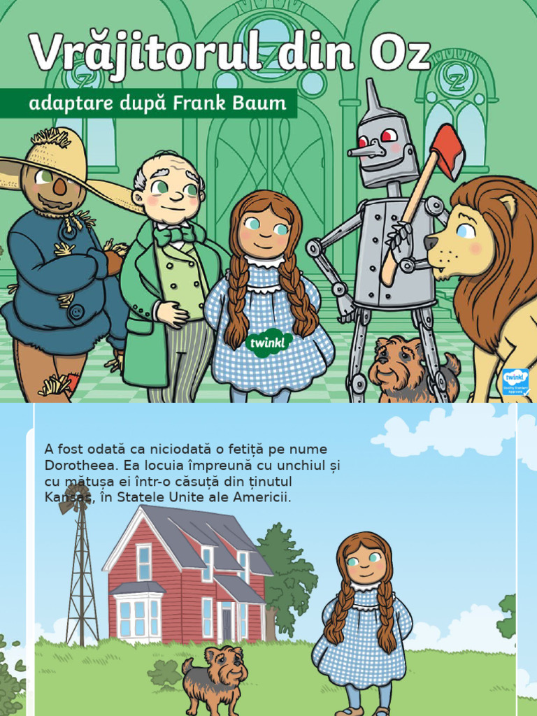 DLC 101 Vrajitorul Din Oz Prezentare Powerpoint Ver 2 | PDF
