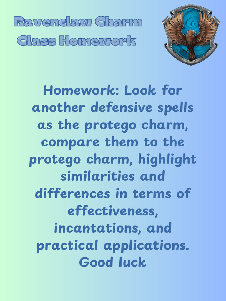 Ravenclaw Potion Homework - 20240821 - 041443 - 0000 | PDF