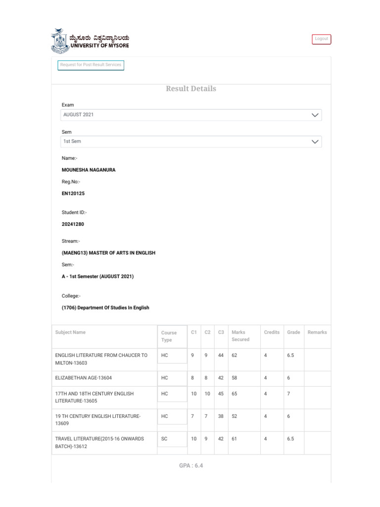 Assessment Sheet UOM-Results | PDF