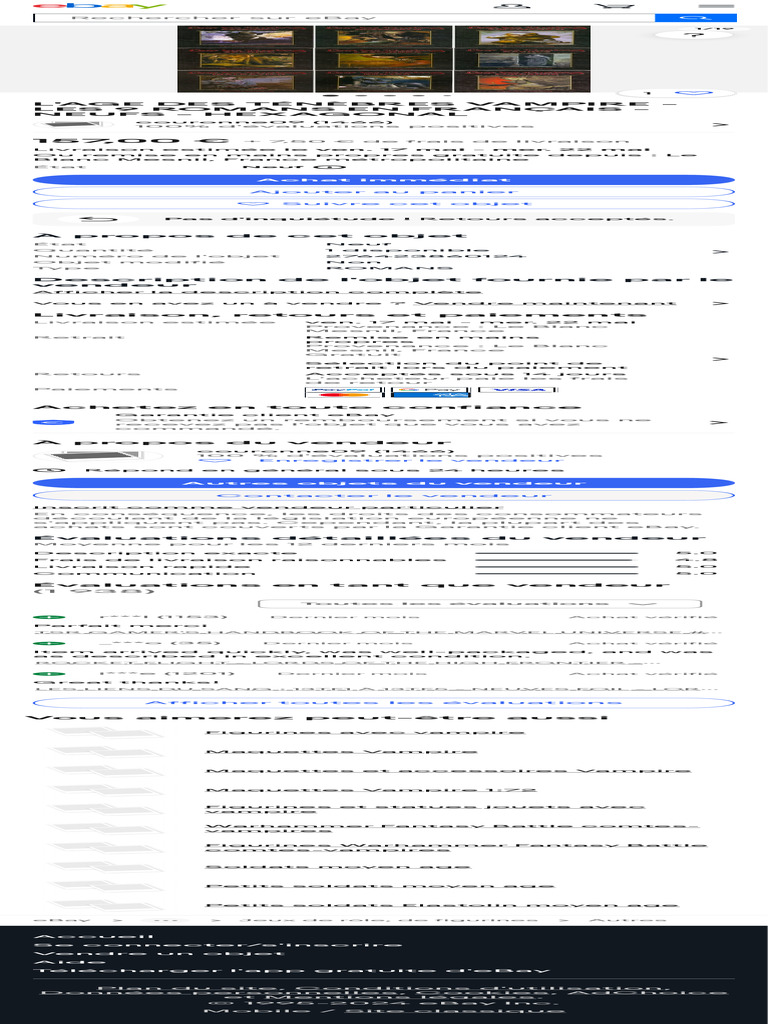 L'age Des Ténèbres Vampire - Les 9 Romans en Fran | PDF