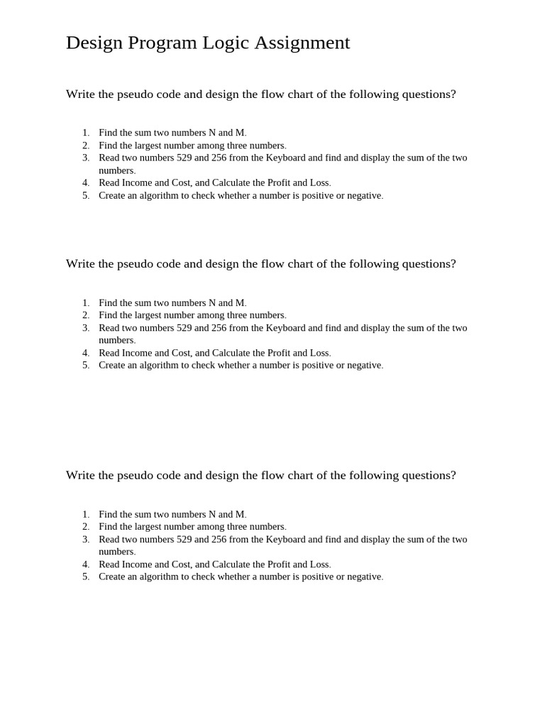 Pseudocode and Algorithm | PDF