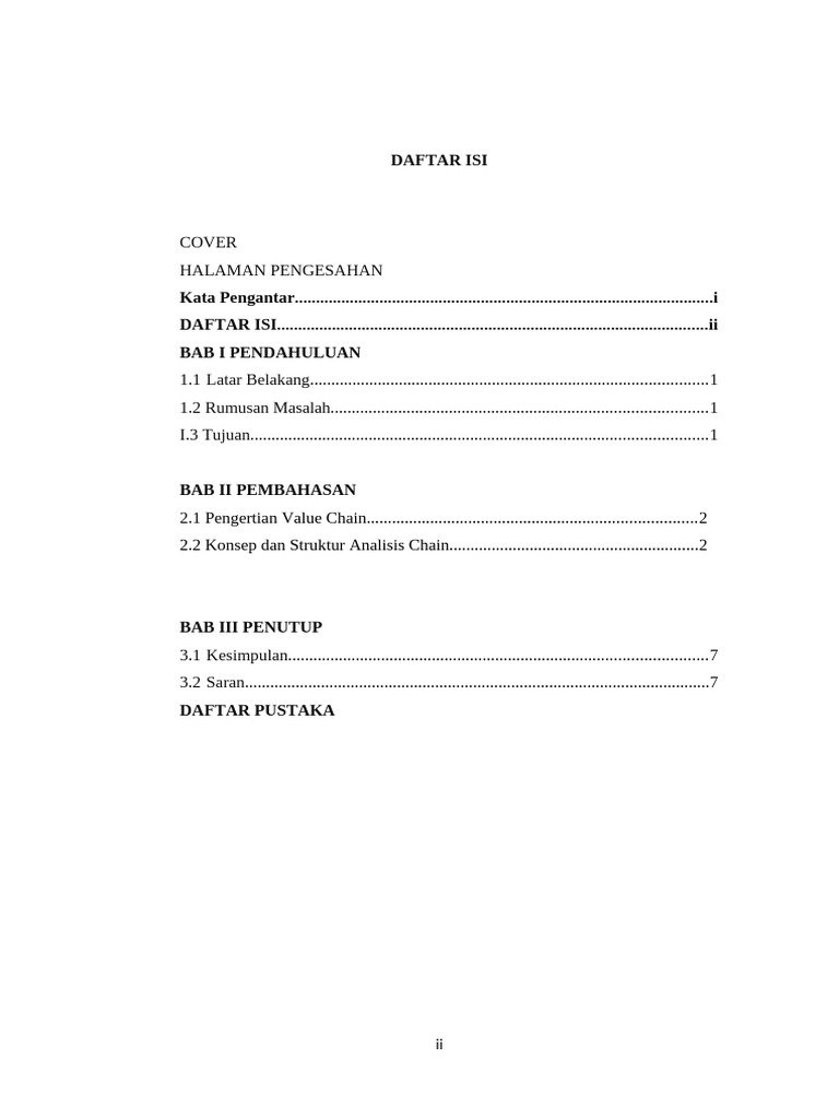 DAFTAR ISI | PDF
