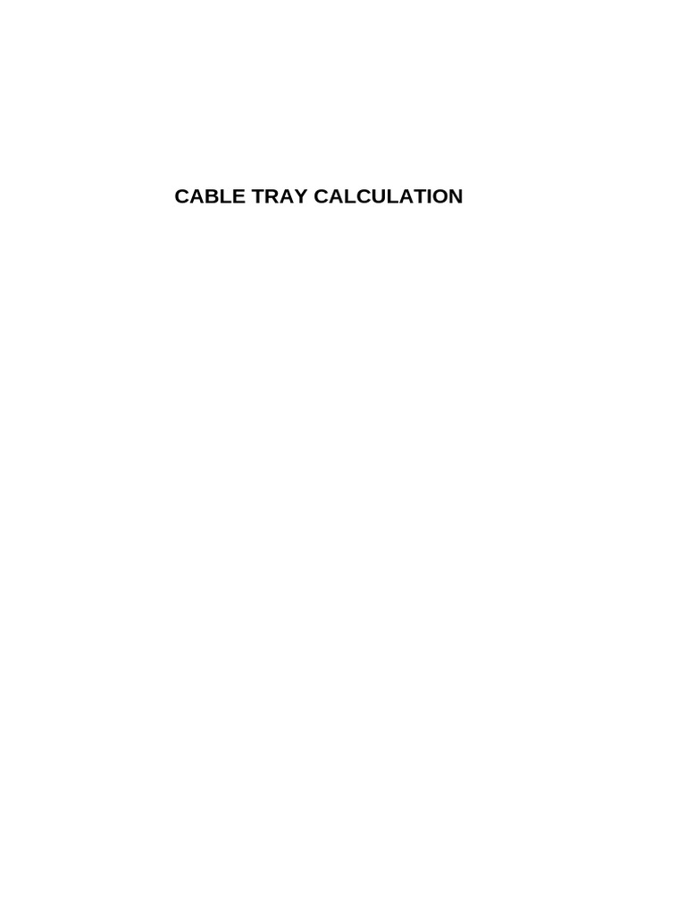 Cable Try Sizing | PDF