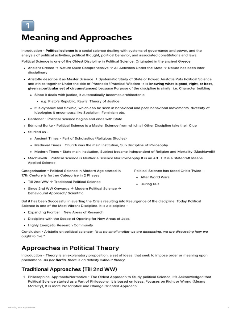 Political Theory | PDF
