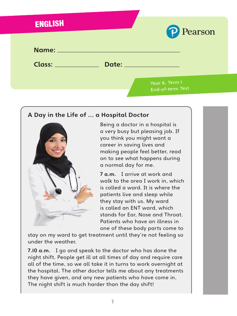 Ip PT Ip English Y6 T1eot2019 | PDF