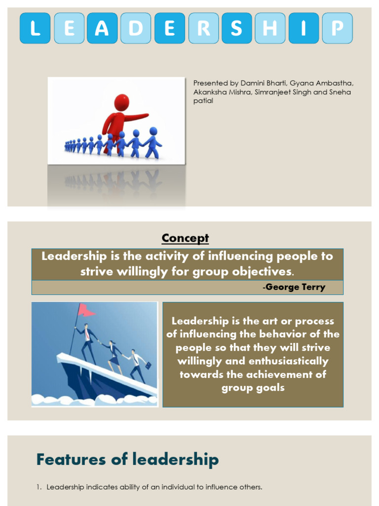 Leadership Presentation | PDF
