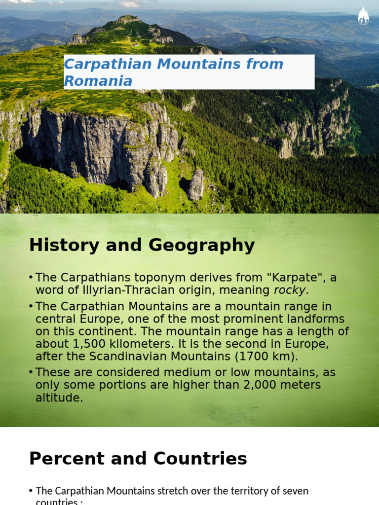 Romanian Carpathians: History & Geography | PDF | Earth Sciences ...
