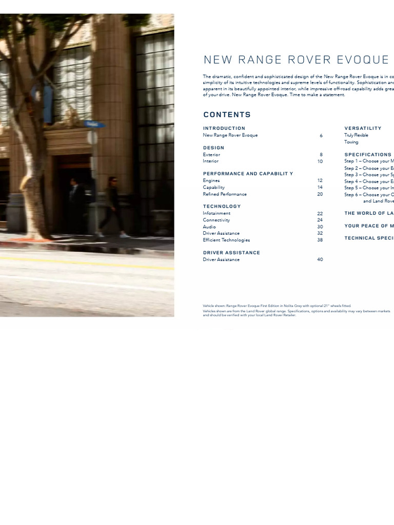 Manual de Instruções Land Rover Range Rover Evoque (2020) (86 Páginas ...