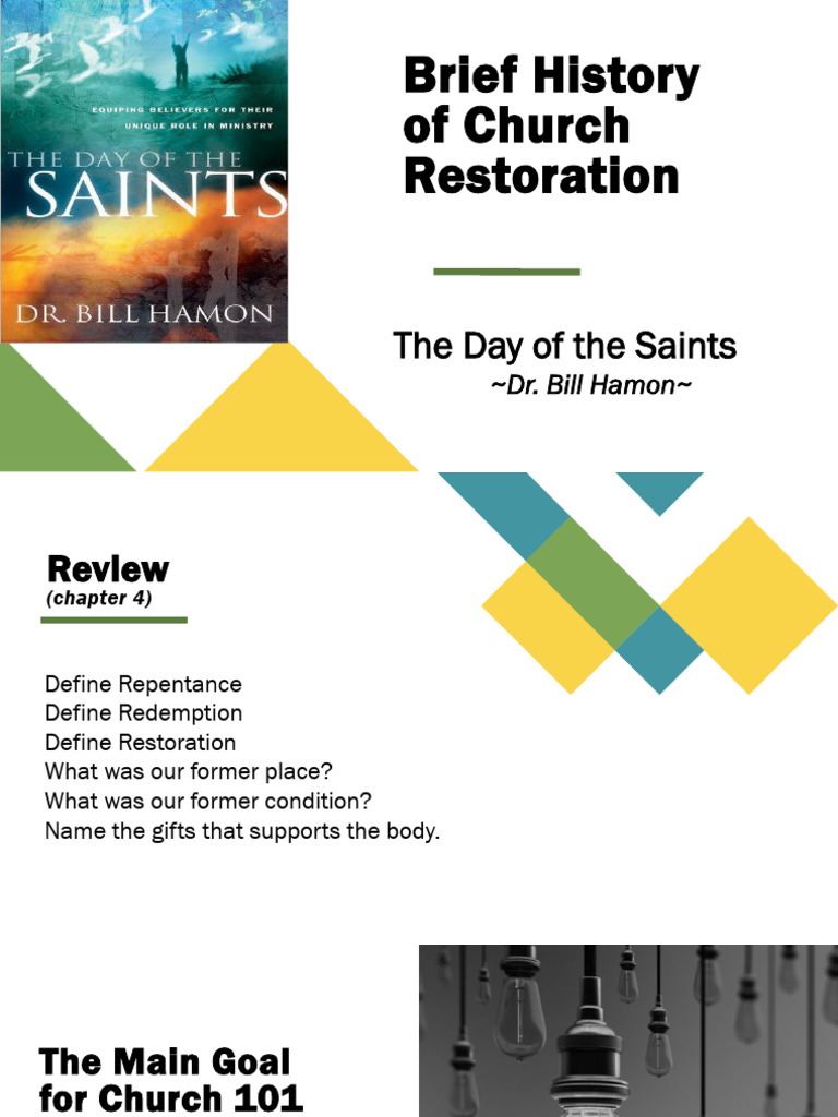 Brief History of Church Restoration | PDF