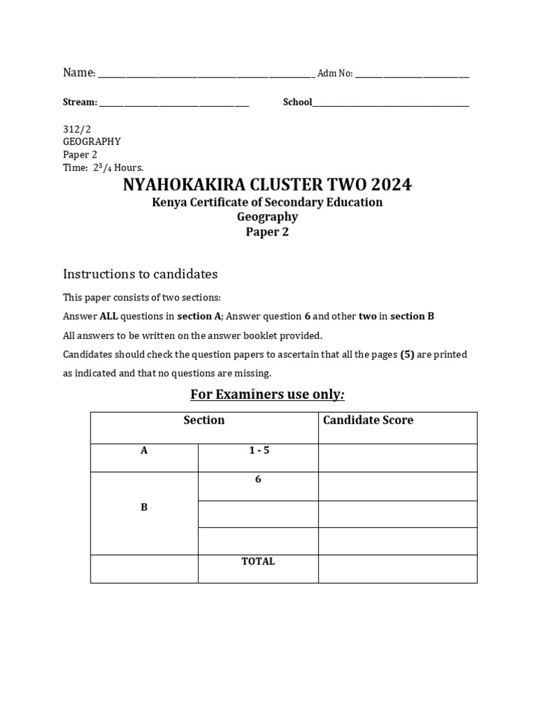 Geography P2 Pdf