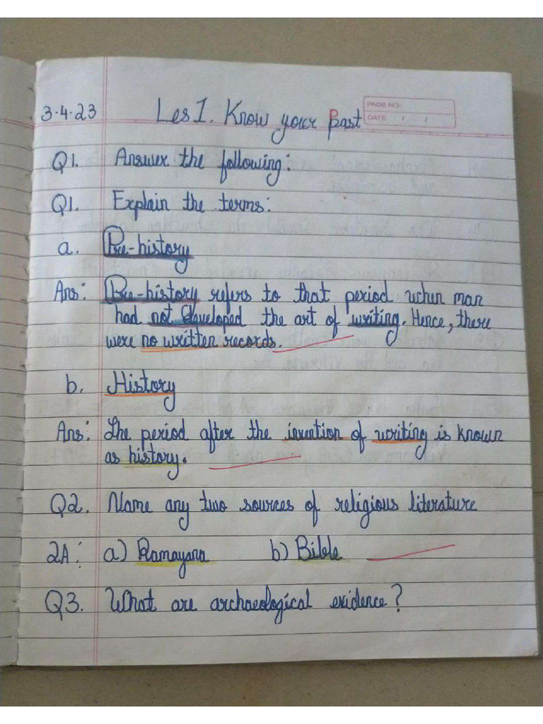 History Term 1 Notes | PDF