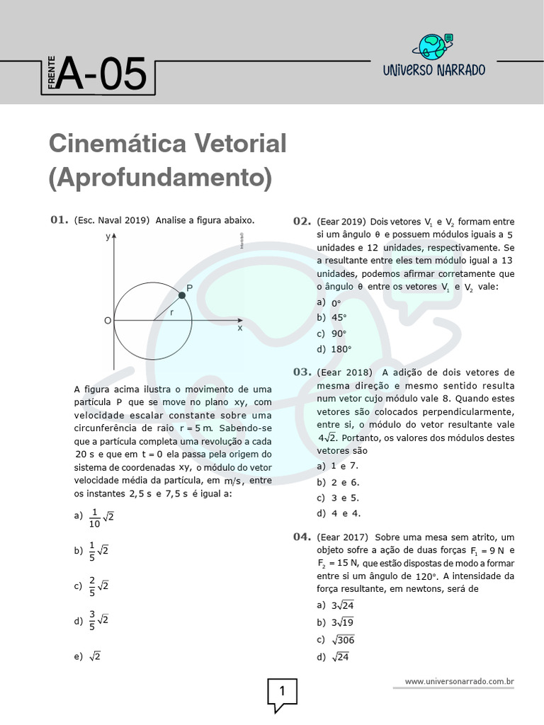 A05 - Exercícios (Militares) | PDF