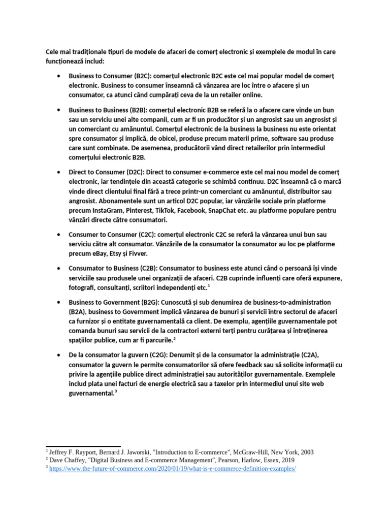 Modele Și Forme de Comerț Electronic | PDF