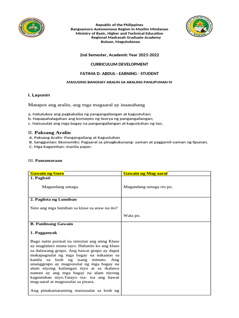 LP Fatima Abdul | PDF