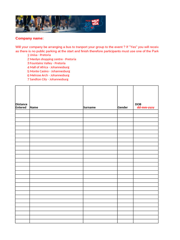 702 Walk The Talk Bulk Entry | PDF