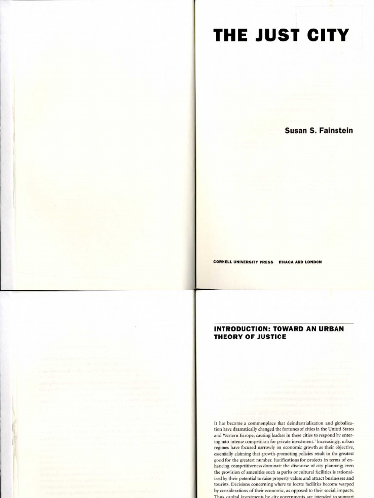 Fainstein - The Just City | PDF