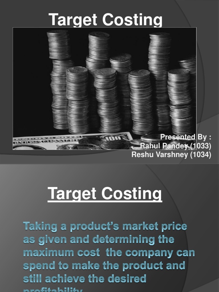 Target Costing Ppt