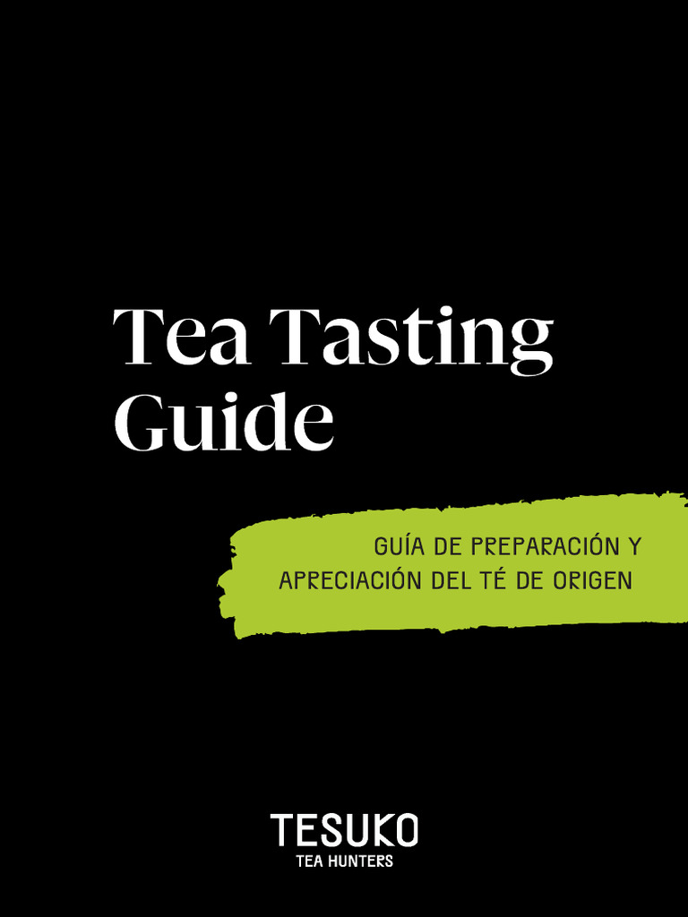 Tea Tasting Guide Documento A4 | PDF