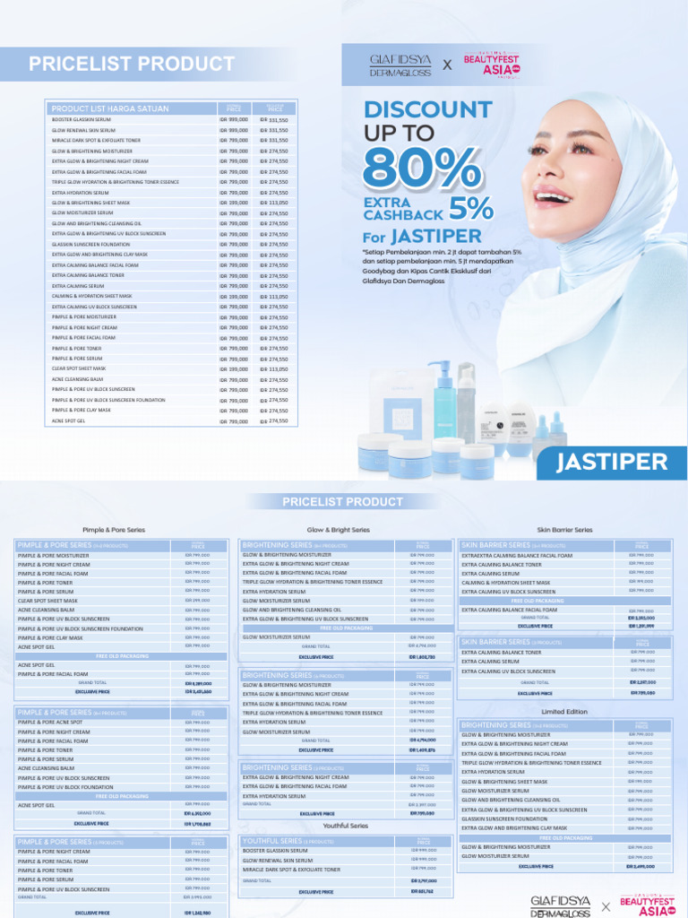 Pricelist - Beauty Fest - Jastip | PDF
