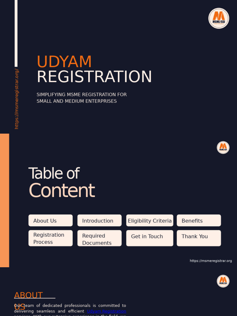 Udyam Registration | PDF