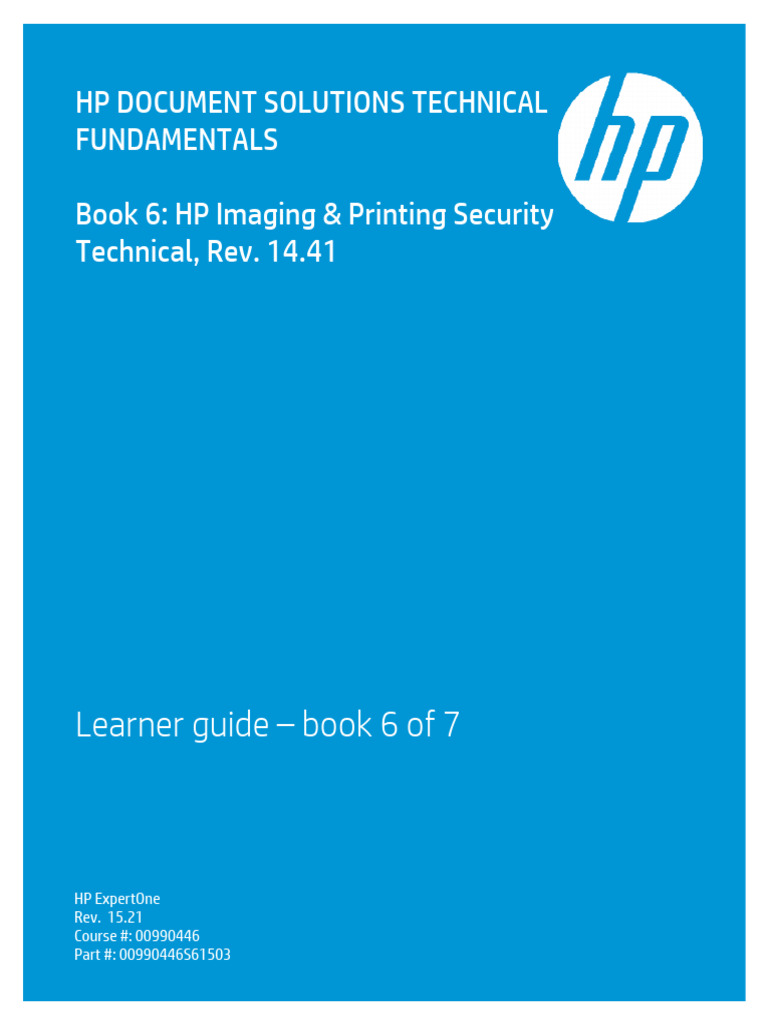 Imag Print Security | PDF | Hewlett Packard | Computer Science