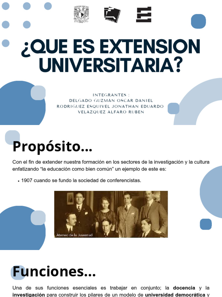 Extensión Universitaria: Educación y Sociedad | PDF