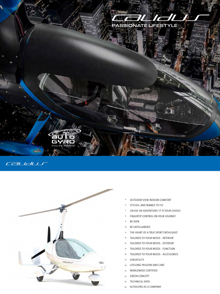 Online Broschure Calidus - 2022 AutoGyroindd | PDF