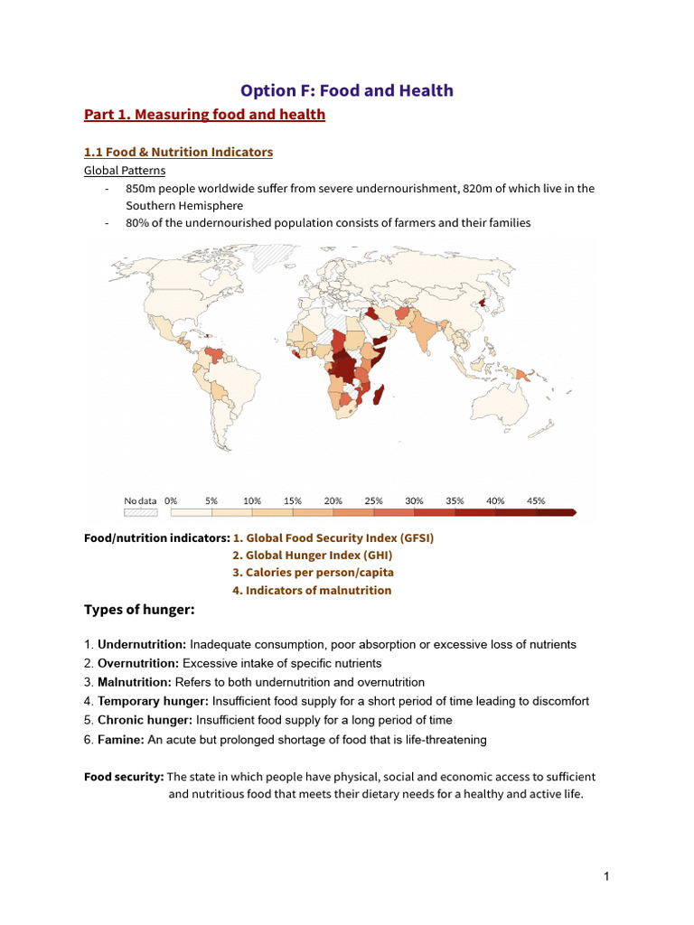 Geography Option F Kelvin | PDF